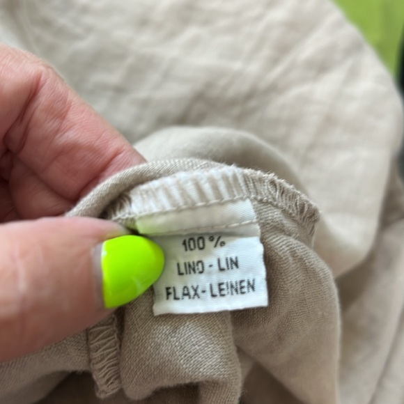 Dresses | Nwot Unique Linen Dress | Poshmark